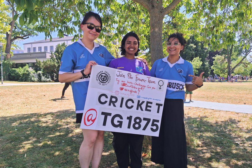 Críquet femenino de Darmstadt: TG Ziegelbusch lucha por su visibilidad