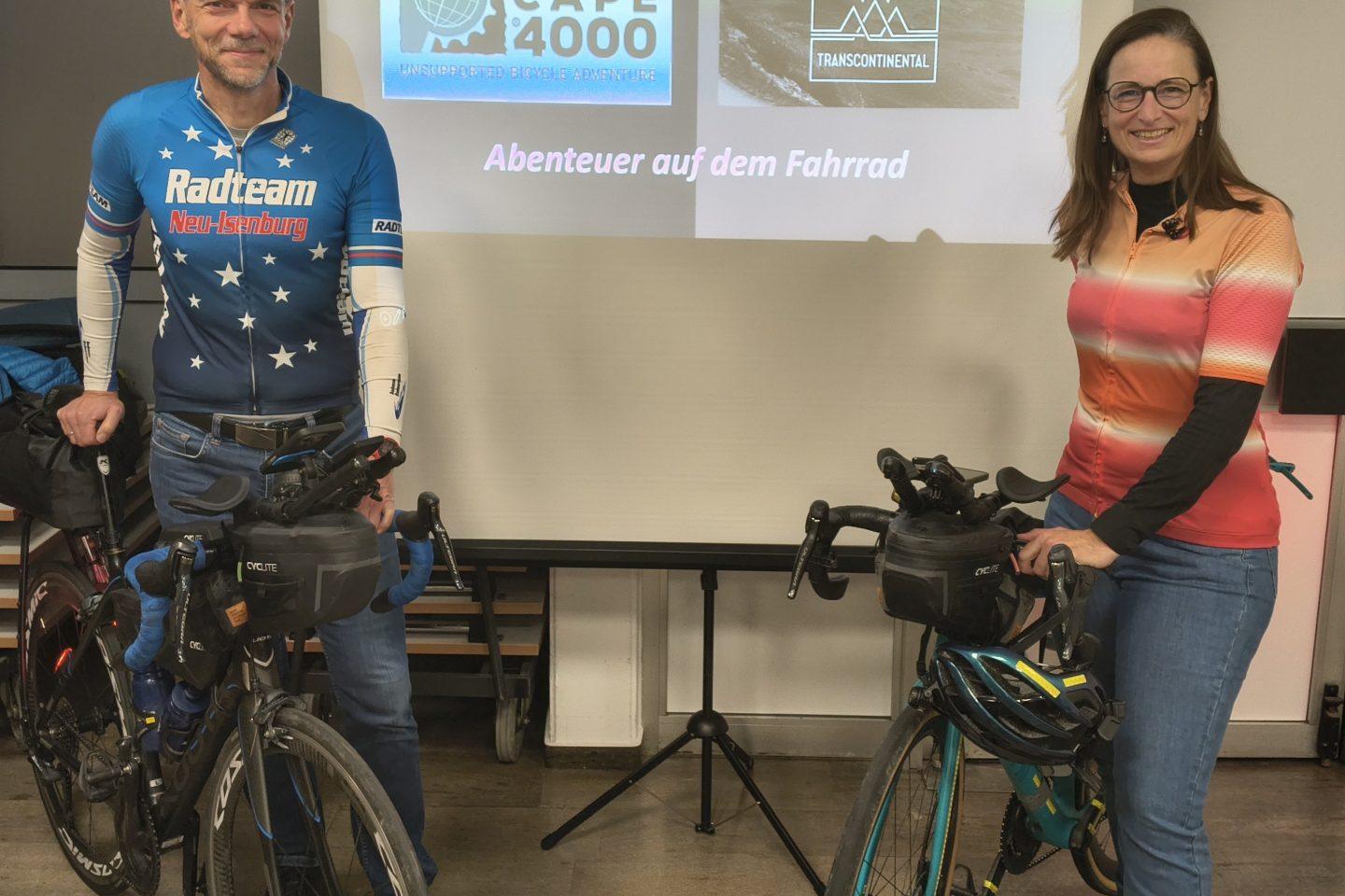 Course d'ultra-cyclisme : présentation multimédia à Riedstadt