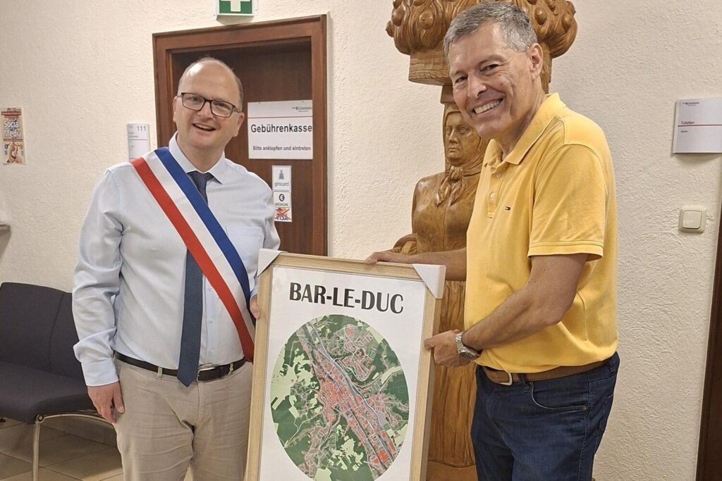Bar-le-Duc : le maire en visite à Griesheim